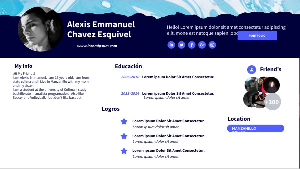 Web profile | Genially