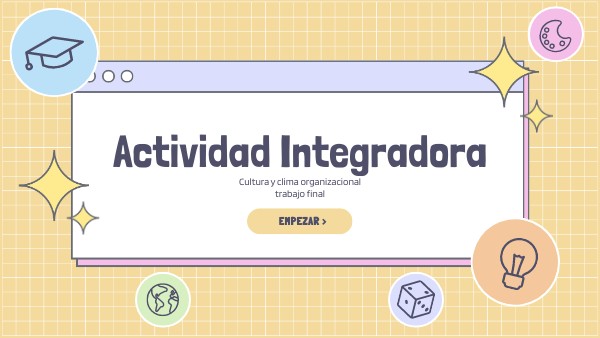 Actividad Integradora. CCO. | Genially