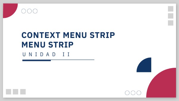 CONTEXT MENU & STRIPMENU STRIP | Genially
