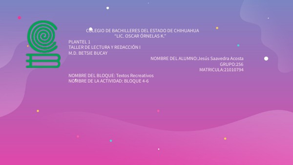 BLOQUE 4-6 | Genially