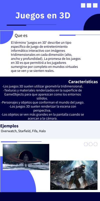 INFOGRAFIA JUEGOS 3D | Genially