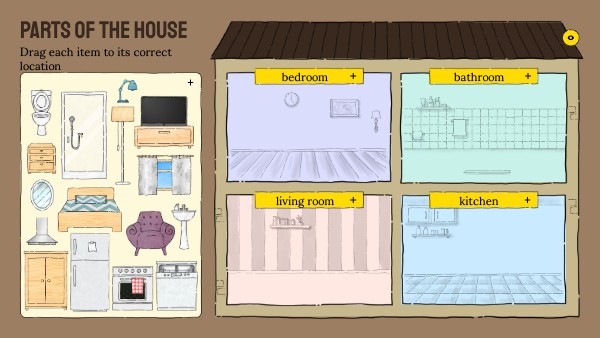 PARTS OF THE HOUSE quiz