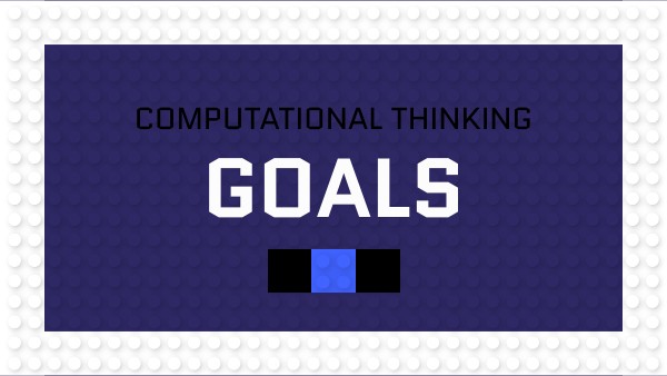COMPUTATIONAL THINKING