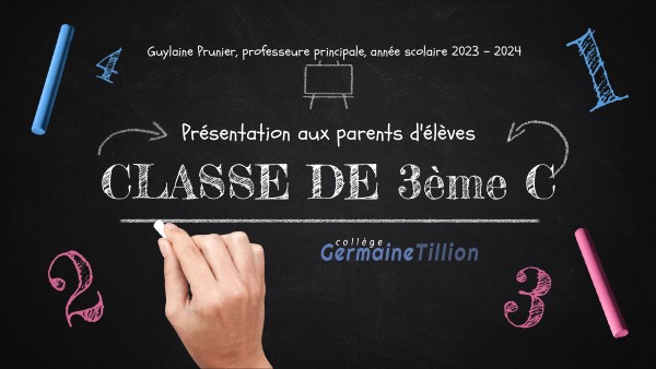 Copie - Présentation de rentrée 3C Guylaine