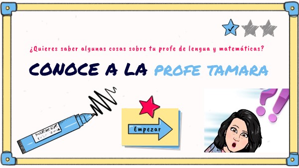 Conoce a la profe Tamara