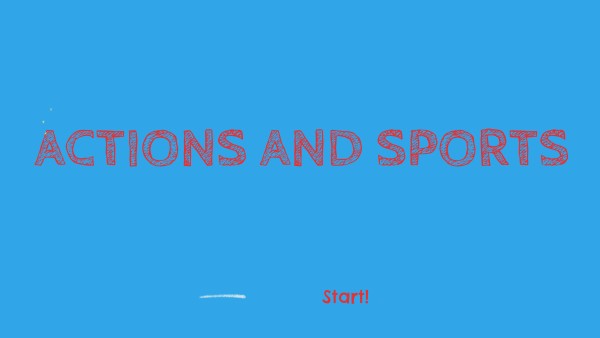 ACTIONS AND SPORTS | Genially