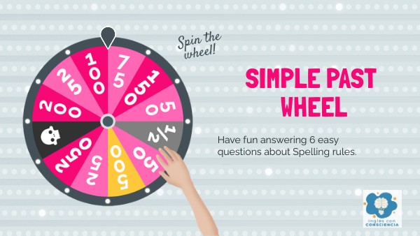 Simple past Wheel | Genially