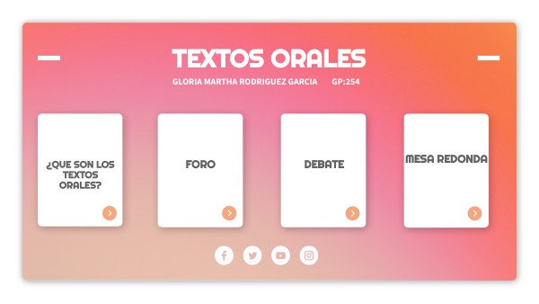 Textos orales | Genially