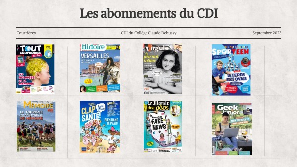 Kiosque presse CDI