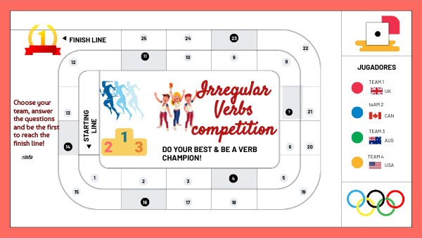 THE OLYMPIC GAMES -IRREGULAR VERBS EDITION
