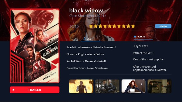 black widow | Genially