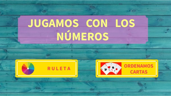 JUGAMOS CON LOS NÚMEROS
