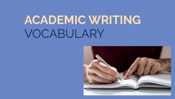 Academic Vocabulary | Genially