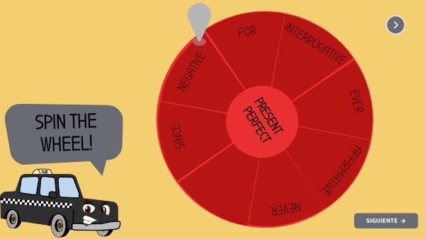 SPIN THE WHEEL (VERB - TO HAVE GOT) | Genially