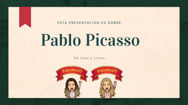 video-presentación de Pablo Picasso