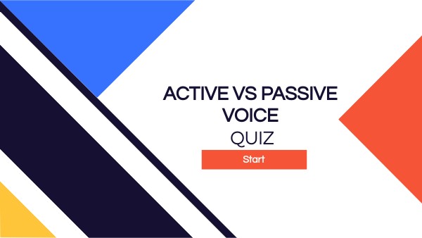 active vs passive voice | Genially