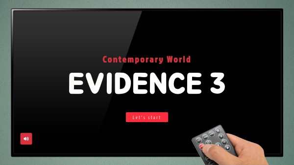 Evidence 3 - Contemporary world