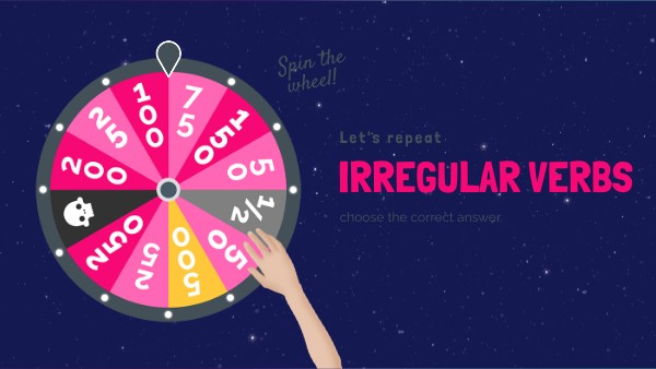 Irregular verbs QUIZ | Genially