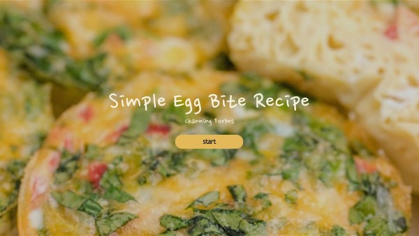 COOKING RECIPE PRESENTATION | Genially