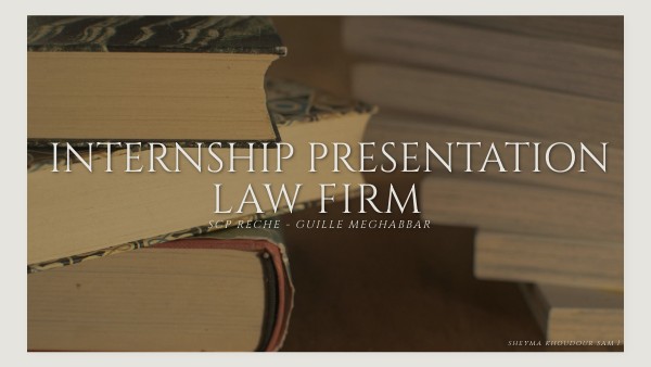 internship report sheyma sam 1 | Genially