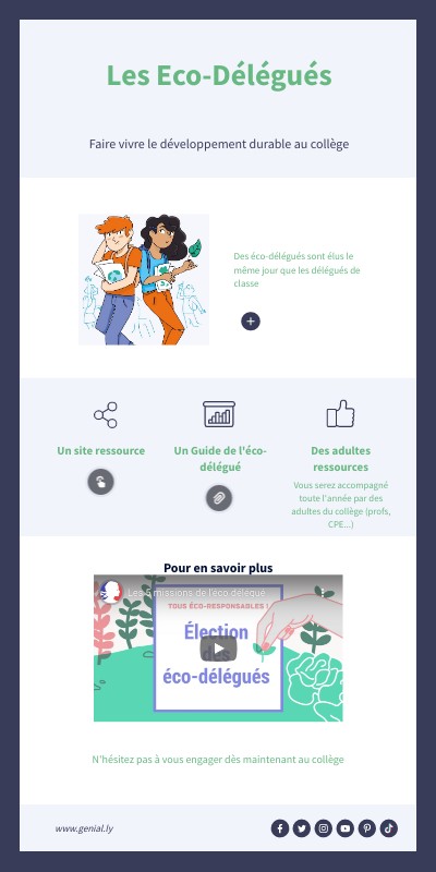 Les éco-délégués | Genially