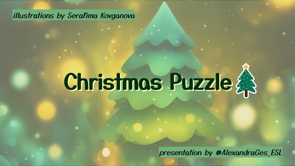 Christmas Puzzle | Genially