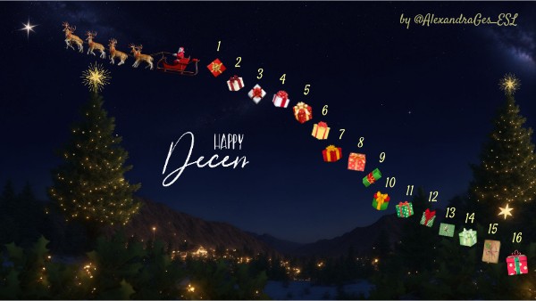 Advent Calendar (A1/A2) by AlexandraGes_ESL | Genially