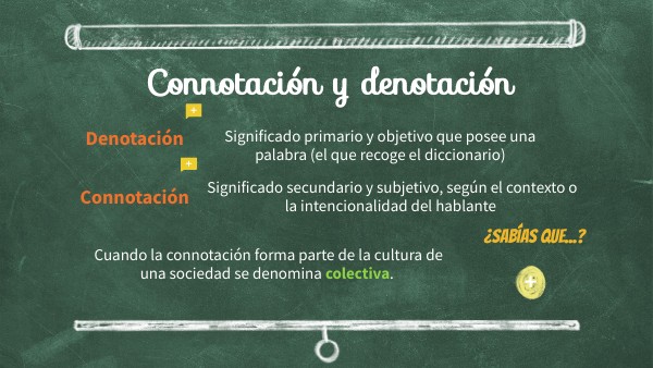 Connotación y denotación