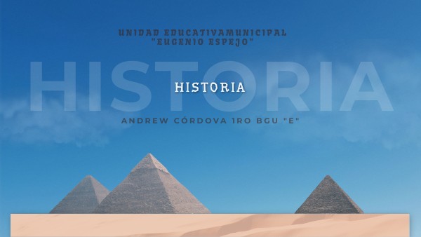 Historia Andrew Córdova 1ro BGU E. | Genially