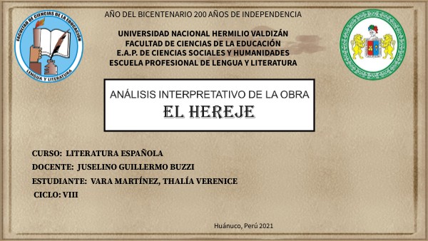 EL HEREJE | Genially