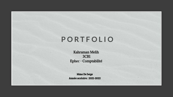 PORTFOLIO KM 3CB1 | Genially