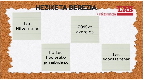 Heziketa berezia orokorra | Genially