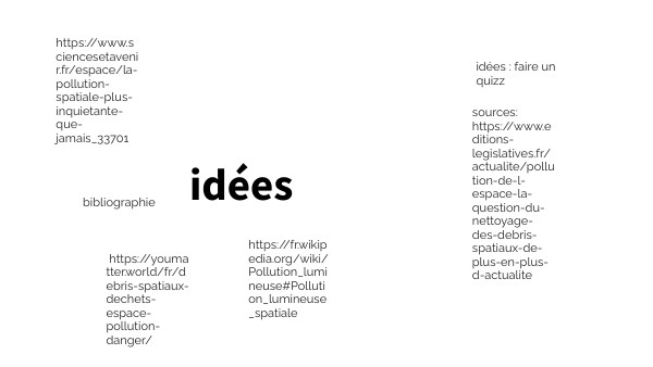 La pollution spatiale | Genially