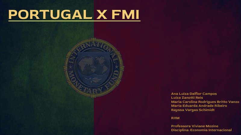 Portugal x FMI
