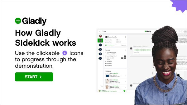 Gladly Sidekick in Action