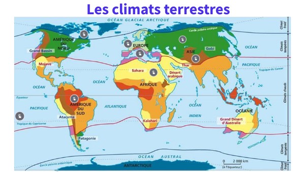 Les climats terrestres