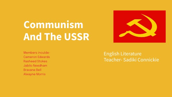 COMMUNISIM PRESENTATION