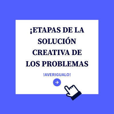Tarjeta Interactiva Solucion Creativa de Problemas | Genially