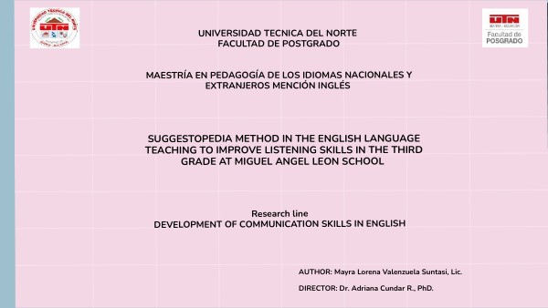 SUGGESTOPEDIA METHOD LORE V | Genially