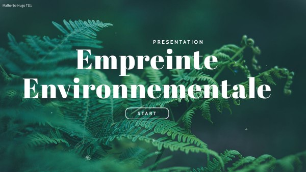 Outil numérique Empreinte Envi | Genially