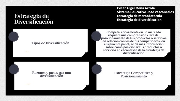 Infografía: Estrategia de diversificación