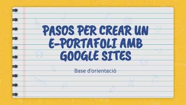 Base d'orientació e-Portafolis | Genially