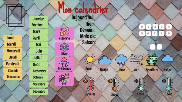 Mon calendrier