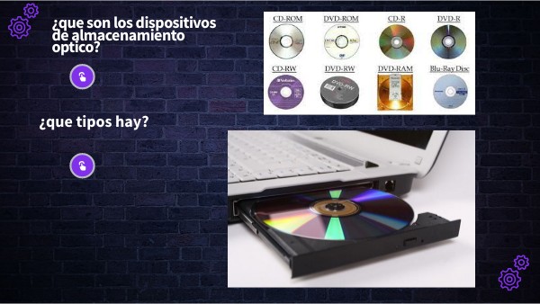 Dispositivos de almacenamiento optico