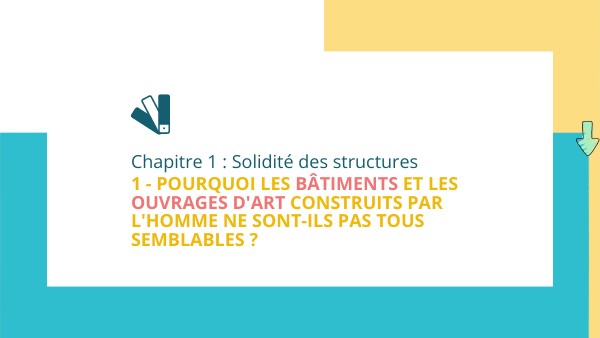 1 - Bâtiments et ouvrages d'art | Genially