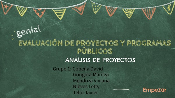 ANALSIS DE PROYECTOS | Genially