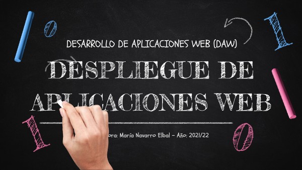 2021-2022- DESPLIEGUE DE APLICACIONES WEB presentación | Genially