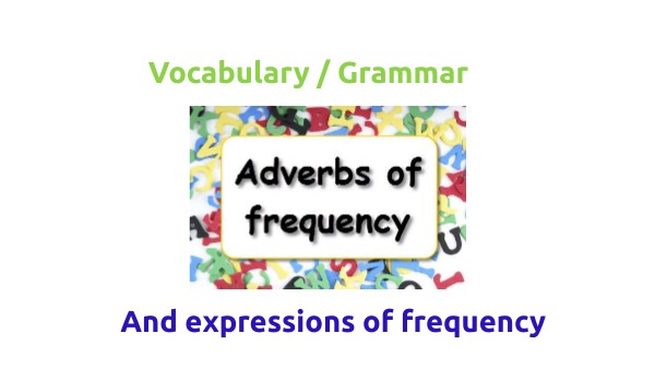 Frequency adverbs & expressions of frequency | Genially