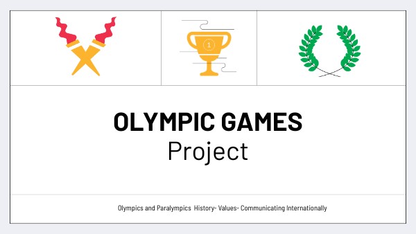 OLYMPIC GAMES PRESENTATION