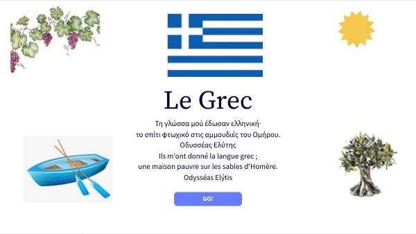LE GREC | Genially